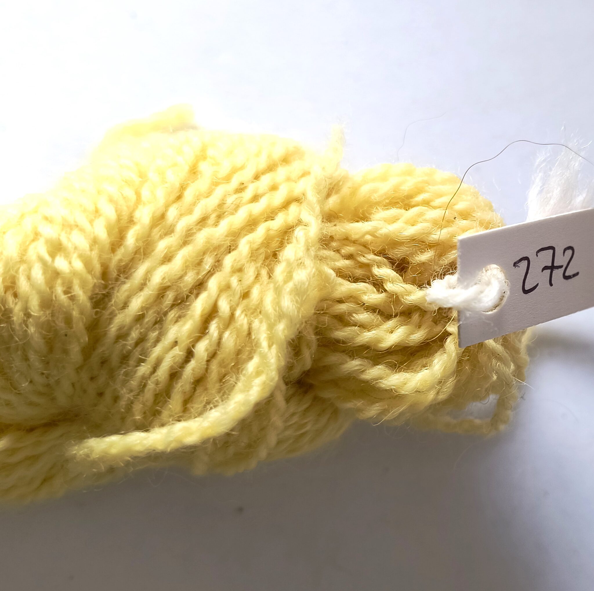 Pale Yellow Sock Yarn (272) - Dorset Wool